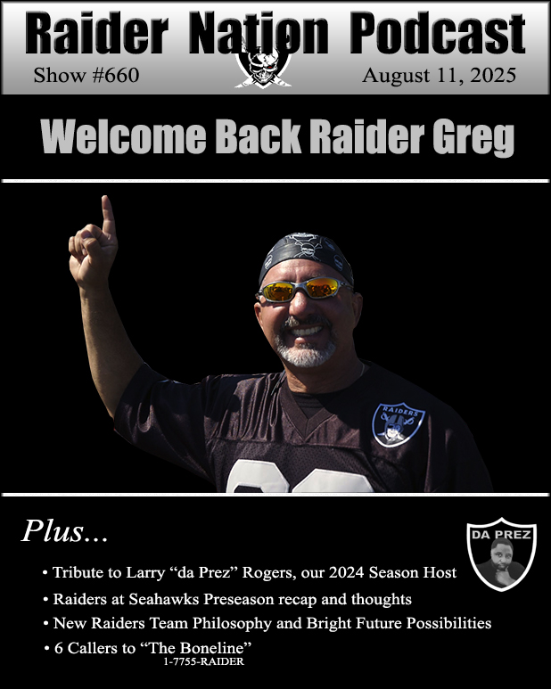 Raider Nation Podcast - Las Vegas Raiders NFL Football Talk